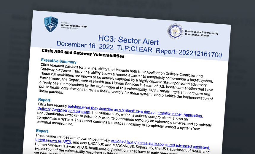 Chinese Hackers Exploit Citrix Vulnerabilities