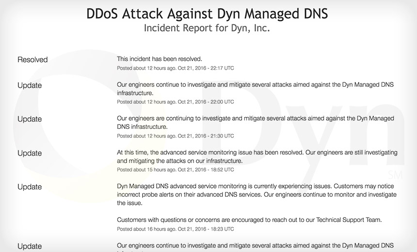 DDoS Attack Blamed for Massive Outages - HealthcareInfoSecurity