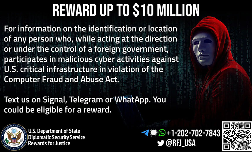 Feds Offer $10 Million Reward for Russia's Sandworm Hackers