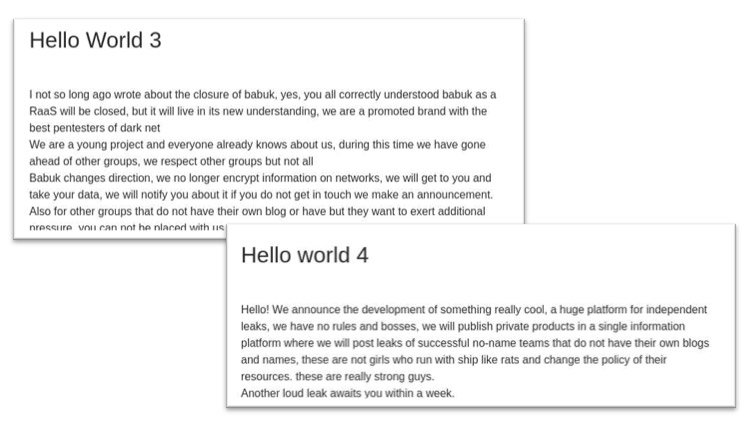 Ransomware Changes: DoppelPaymer Rebrands; Babuk Evolves