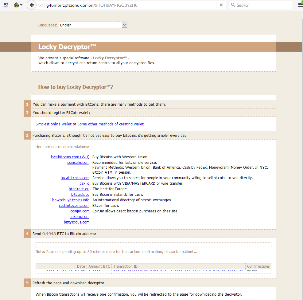 Locky Ransomware Returns with Two New Variants