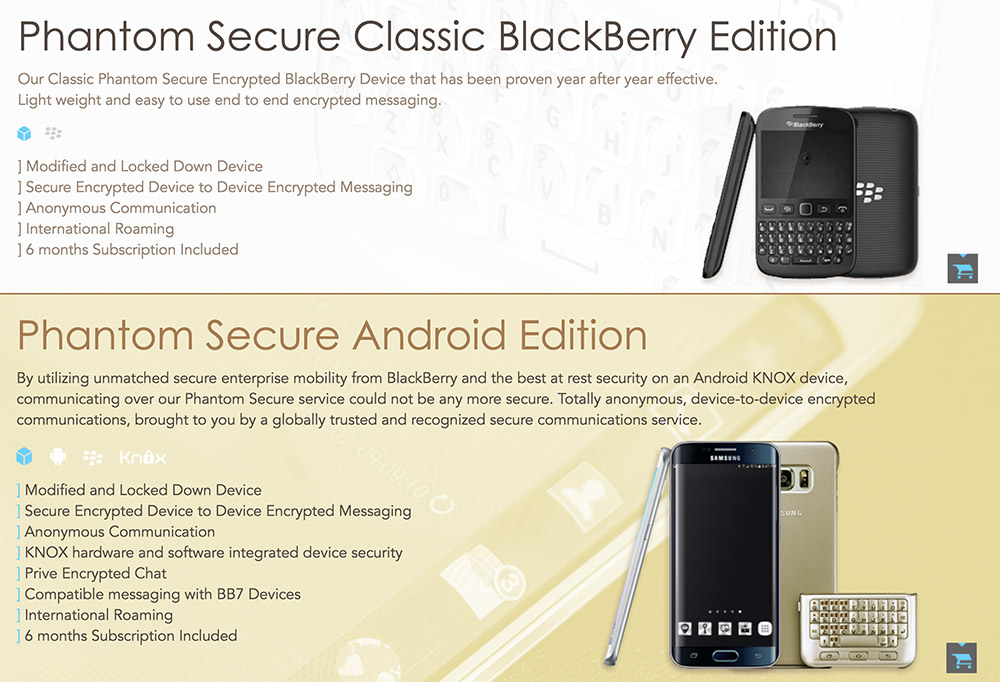 Feds: Secure Smartphone Service Helped Drug Cartels