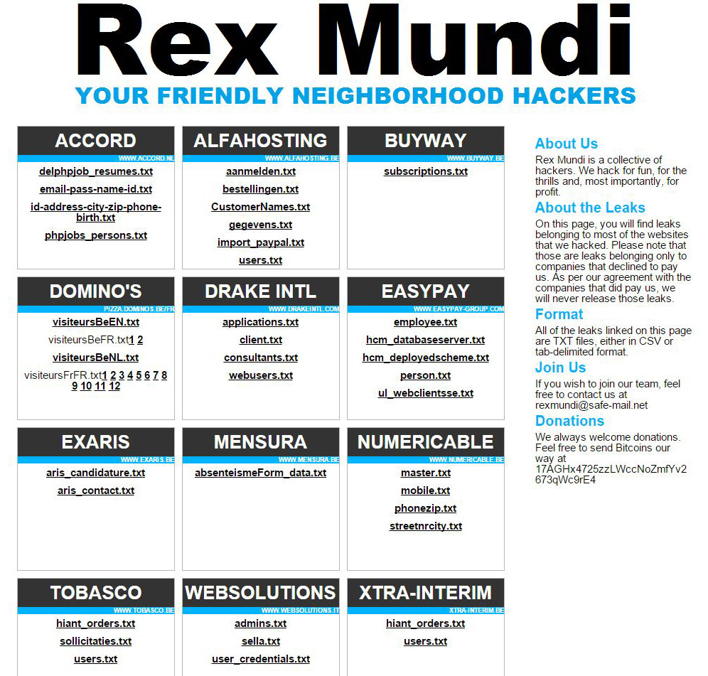 'Rex Mundi' Hacker Extortion Group: Busted - GovInfoSecurity
