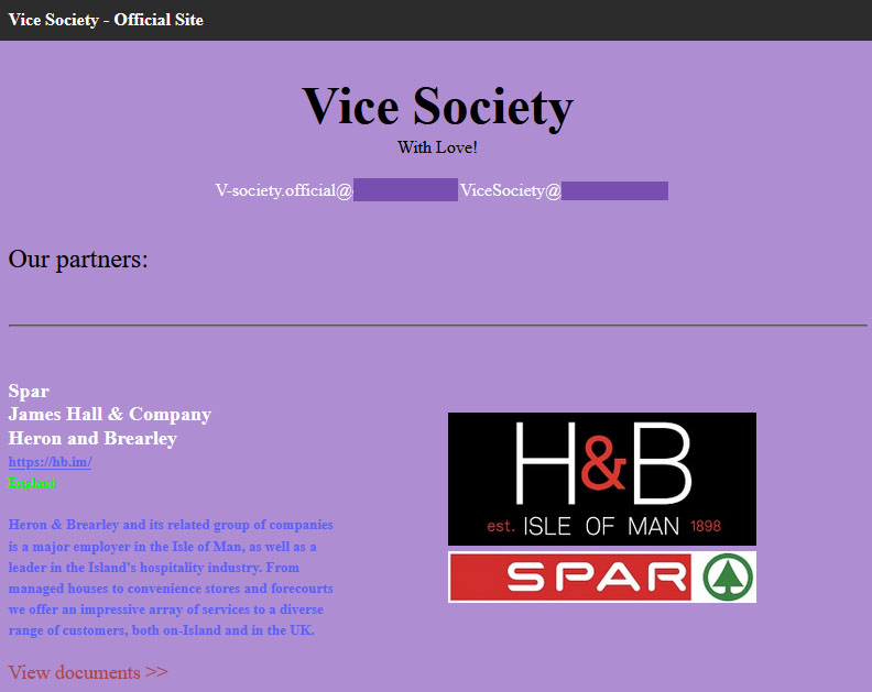 Vice Society: Ransomware Gang Disrupted Spar Stores