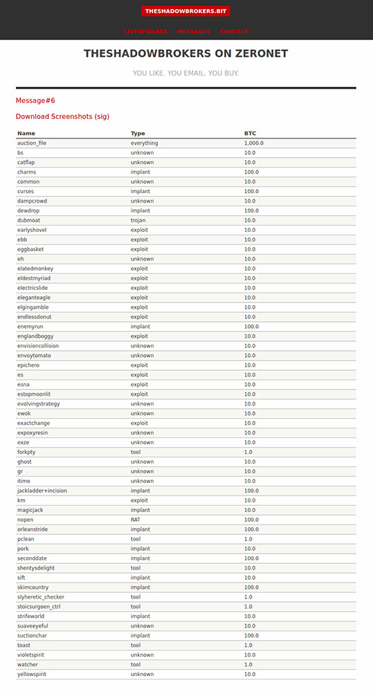 Report: Shadow Brokers Leaks Trace to NSA Insider