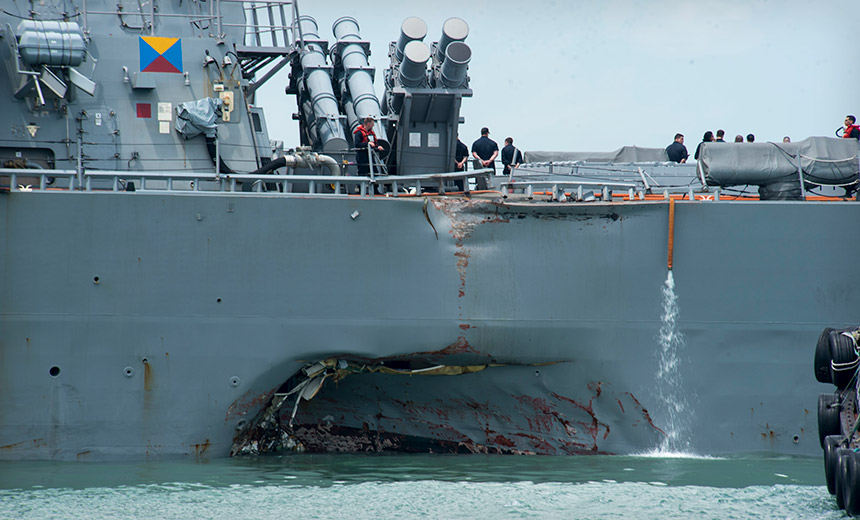 US Navy Collisions: Don't Bet on Hacking - BankInfoSecurity