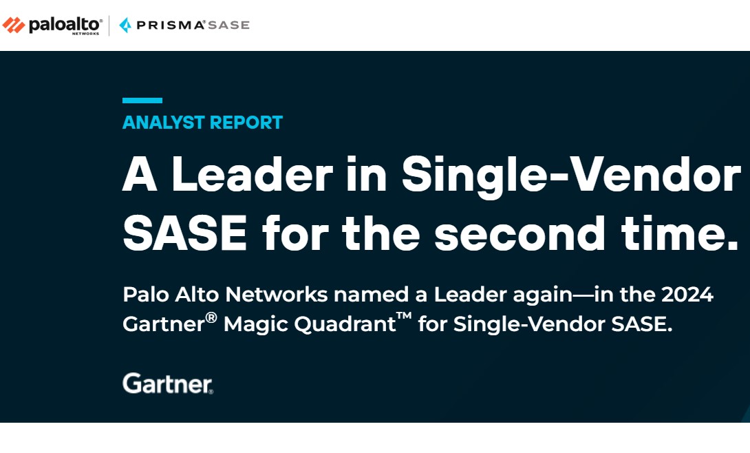 2024 Gartner Magic Quadrant for Single-Vendor SASE