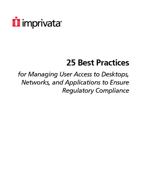 25 Best Practices for Managing User Access to Desktops, Networks, and ...