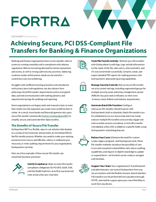 Achieving Secure, PCI DSS-Compliant File Transfers for Banking ...