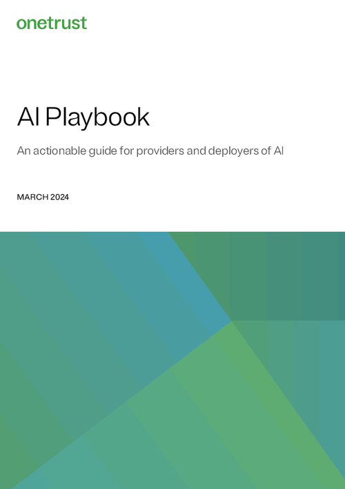 AI Playbook for Providers and Deployers - CIO