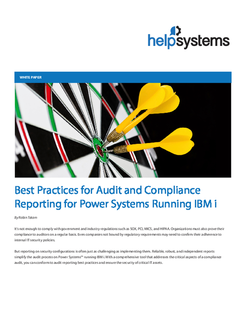 Best Practices for Audit and Compliance Reporting for Power Systems ...