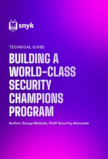 Building a World-Class Security Champions Program