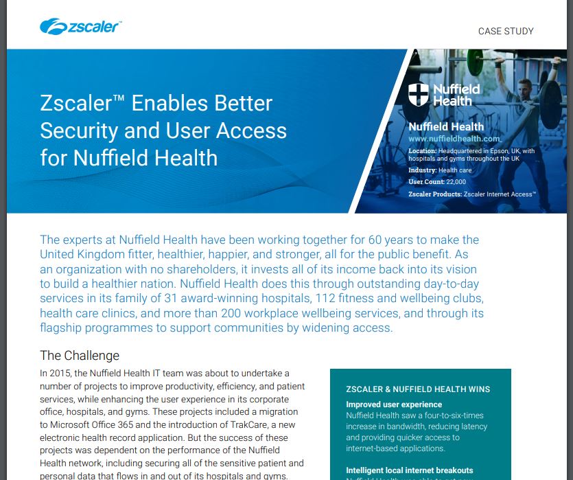 Nuffield Health Secures 142+ Locations - BankInfoSecurity