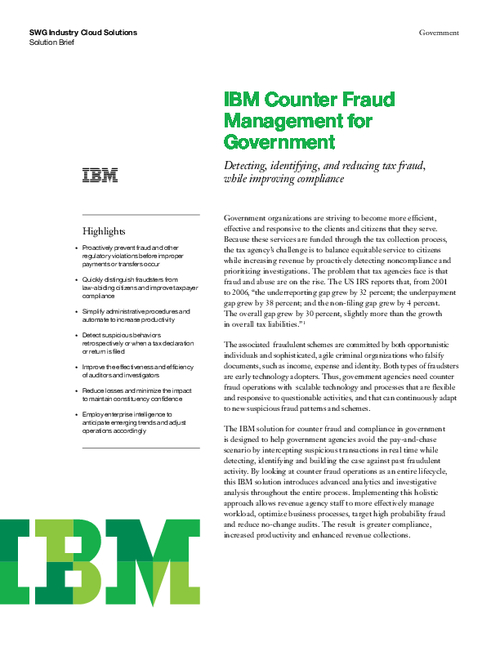 Counter Fraud Management for Government - BankInfoSecurity