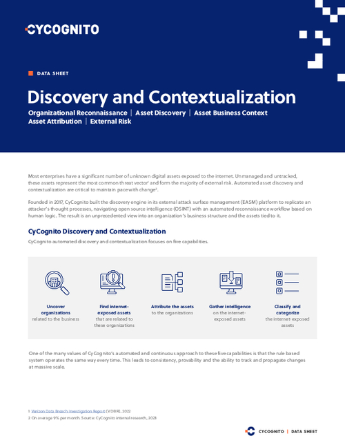 Discovery and Contextualization - BankInfoSecurity