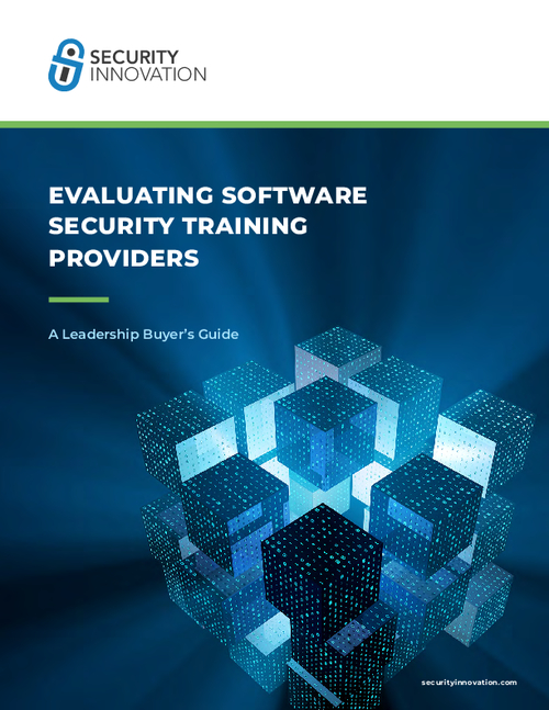 Evaluating Software Security Training Providers - A Buyers Guide