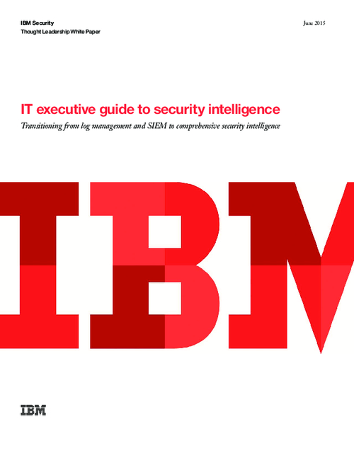 IT Executive Guide To Security Intelligence - BankInfoSecurity