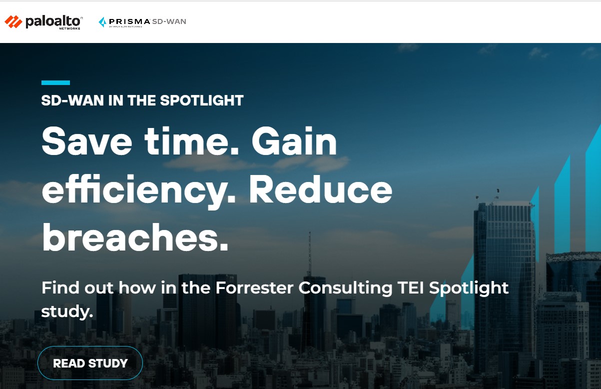 Forrester Study | SD-WAN In The Spotlight Save time. Gain efficiency ...