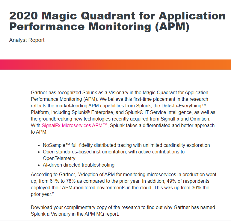 Gartner Magic Quadrant for APM - DataBreachToday