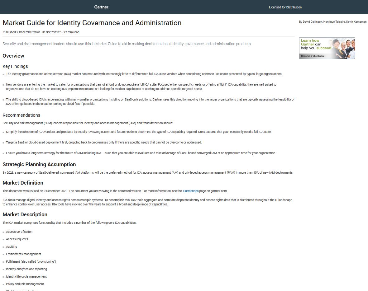 Gartner Market Guide - GovInfoSecurity