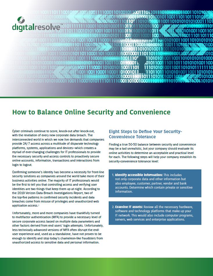 How to Balance Online Security and Convenience