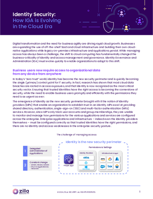 Identity Security: How IGA is Evolving in the Cloud Era
