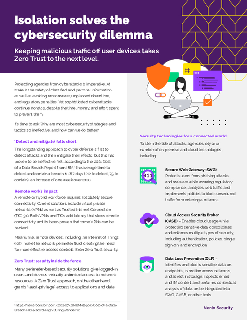 Isolation Solves the Cybersecurity Dilemma - BankInfoSecurity