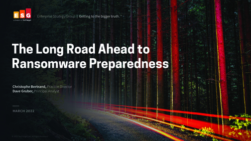 The Long Road Ahead to Ransomware Preparedness