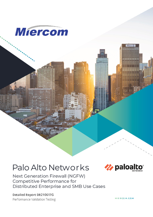Next Generation Firewall (NGFW) Competitive Performance for Distributed ...