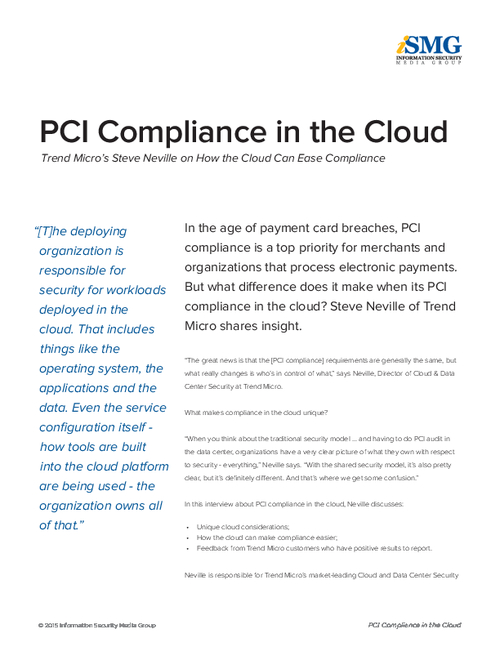 PCI Compliance in the Cloud - BankInfoSecurity