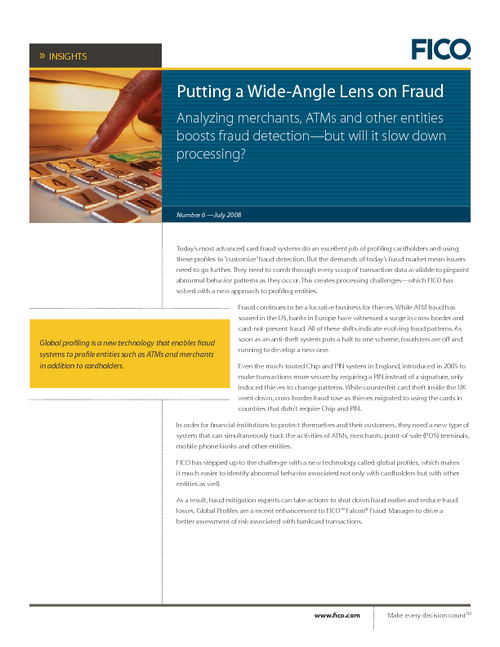 Putting a Wide-Angle Lens on Fraud - BankInfoSecurity