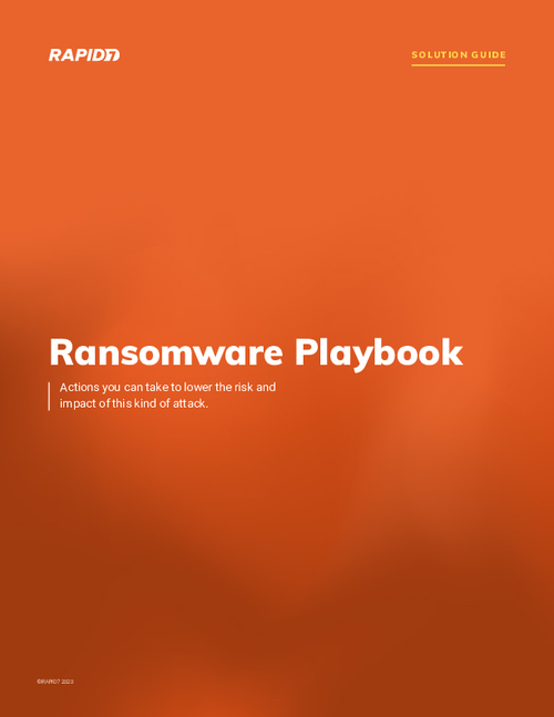 Ransomware Playbook: Actions You Can Take to Lower the Risk and Impact