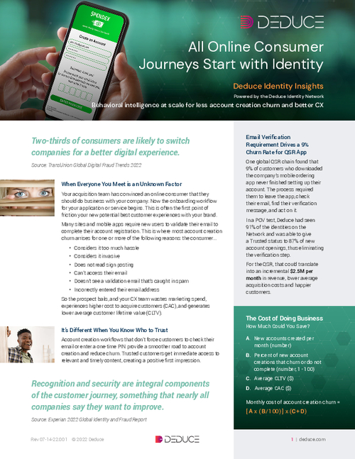 Reduce Account Creation Churn By Up To 80% - BankInfoSecurity