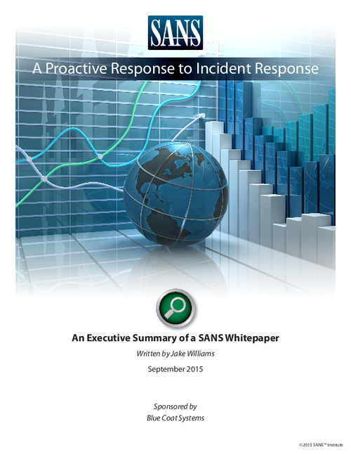 SANs Incident Response Paper Executive Summary
