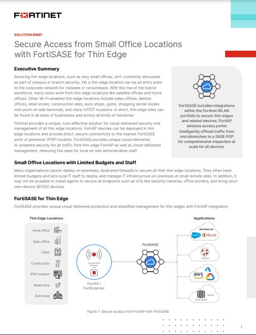 Secure Access from Small Office Locations - DataBreachToday