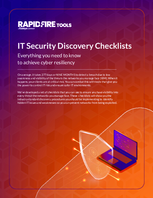 IT Security Discovery Checklists - DataBreachToday