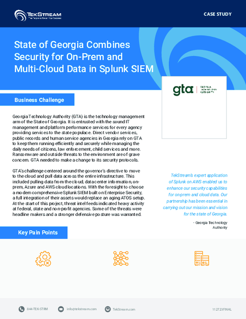 State combines On-Prem and Multi-Cloud Data for Comprehensive Security