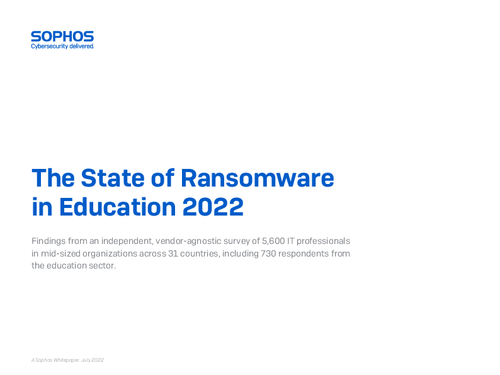 The State of Ransomware in Education 2022 - BankInfoSecurity