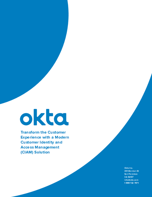 Transform the Customer Experience with a Modern Customer Identity and ...