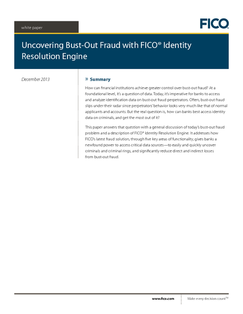 Uncovering Bust-Out Fraud - BankInfoSecurity