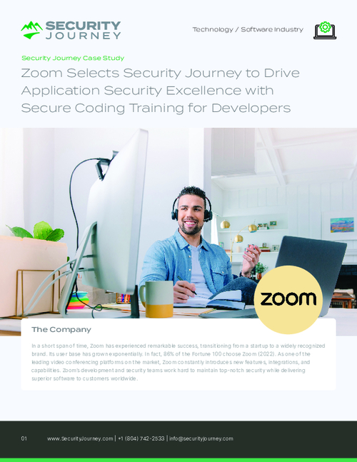 Zoom Selects Security Journey to Drive Application Security Excellence